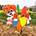 4PCS Lovely Cartoon Wind Spinner Durability Garden Pinwheels For Yard ...