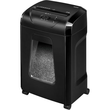 Royal 14-Sheet Micro-Cut Document Shredder for Home Office, Black/White ...