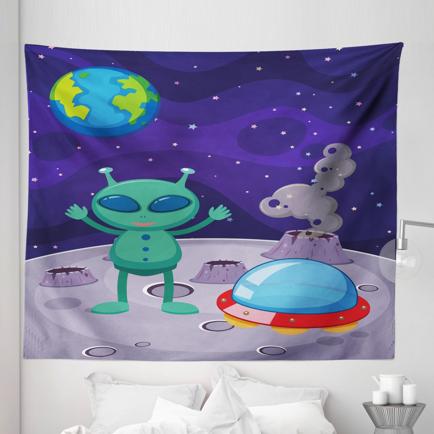 Alien Tapestry, Cartoon Interpretation of a Mysterious Vertical Space ...