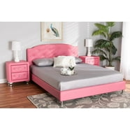 Free Shipping! Baxton Studio Melora Mid-Century Modern Walnut Wood King ...