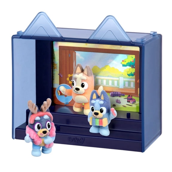 Bluey Fuzzies Episode Pack: Camping. 3 Flocked Collectibles (Incl. 1 ...