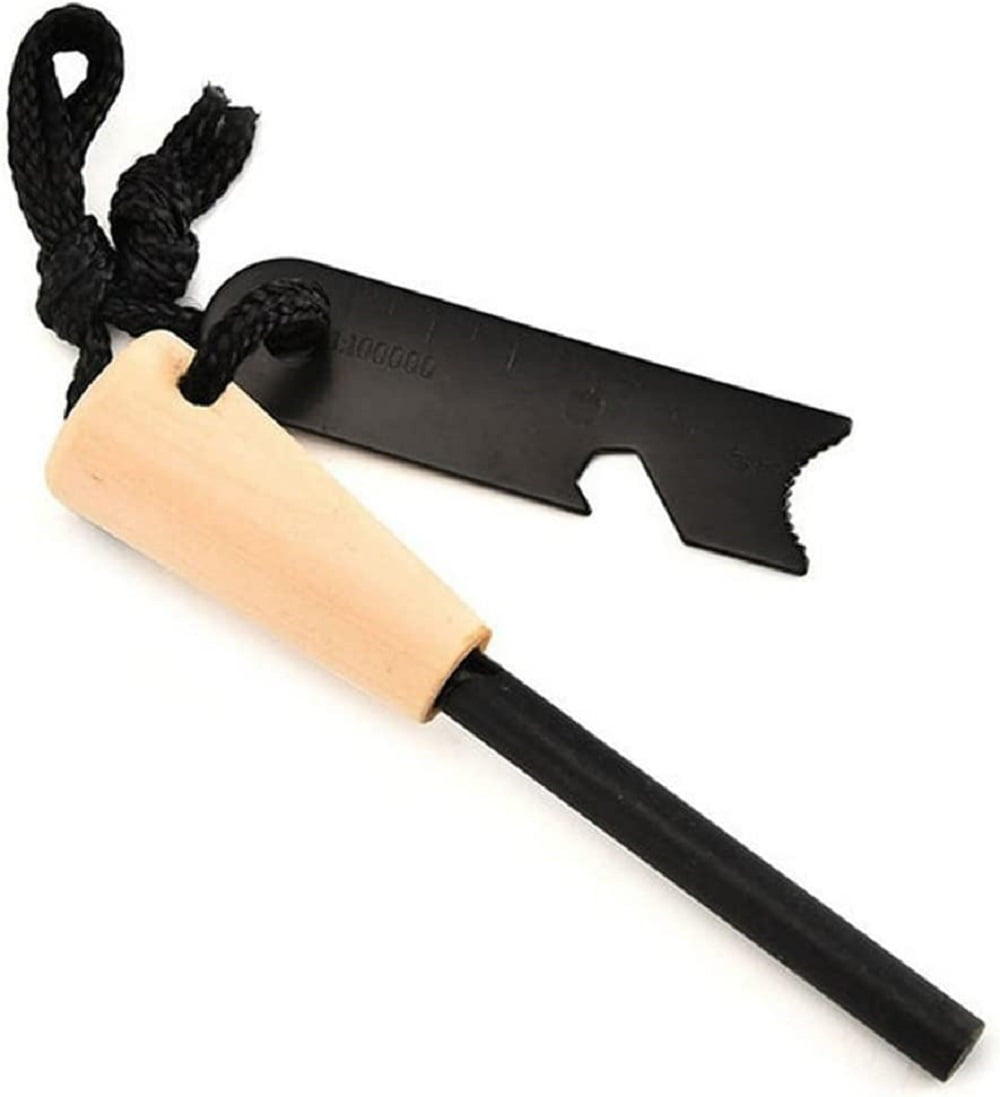 Hearth Brands 2ft Survival Flint & Steel Fire Starter - Black, HB-FSFS ...