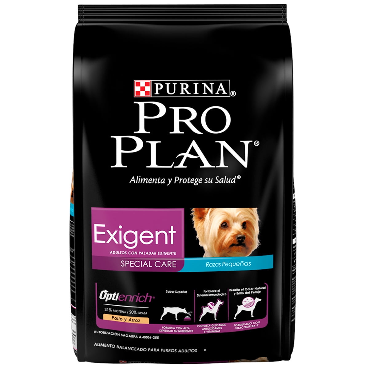 Alimento para Perro Pro Plan Purina Adulto Exigent 3 kg | Walmart en línea
