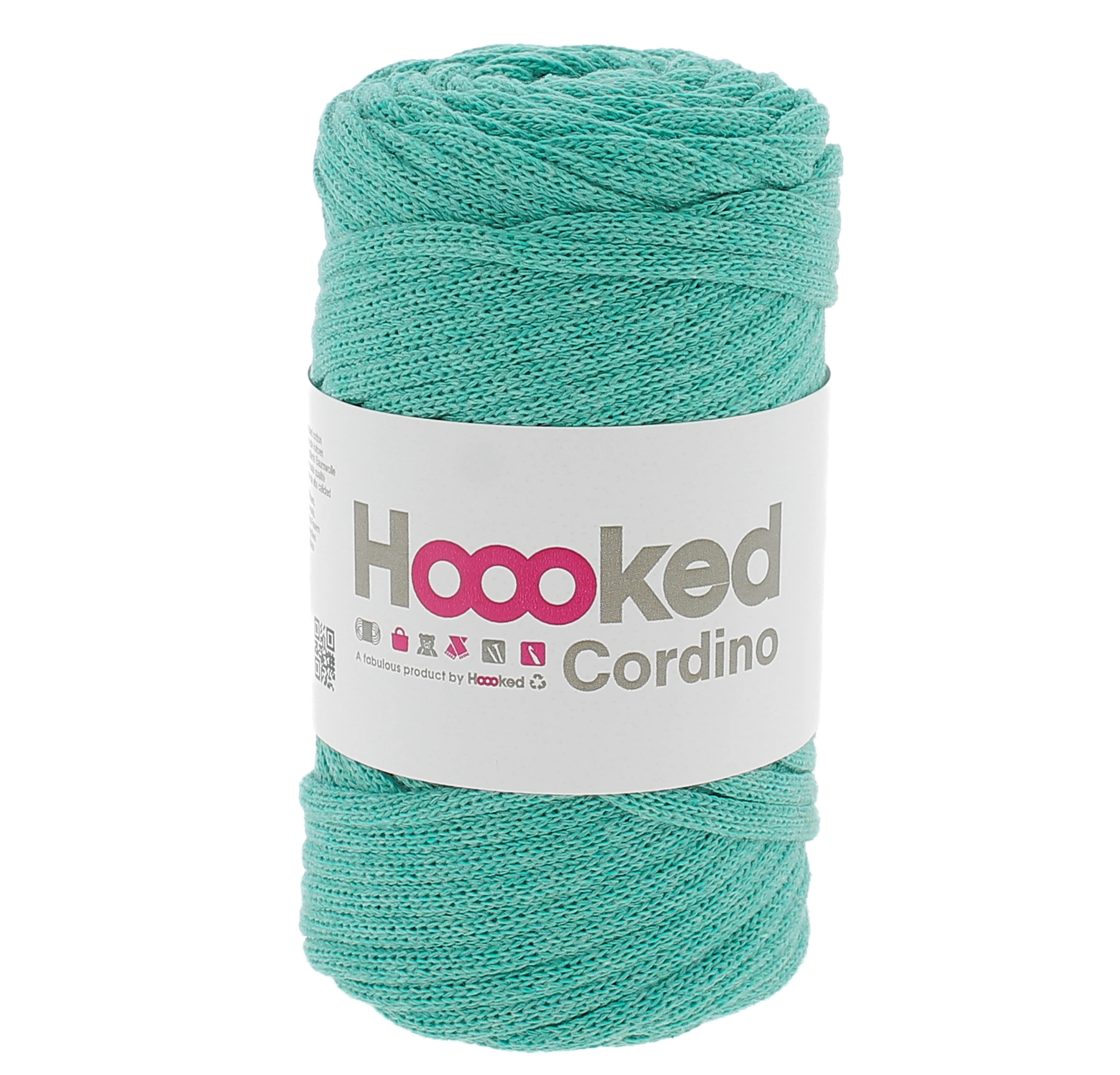 Hoooked Cordino Yarn-Happy Mint - Walmart.com
