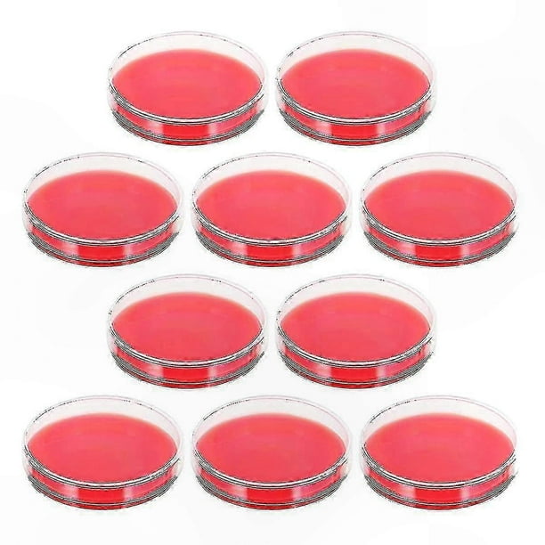 10 Pack Blood Agar Plates for Laboratory Use, Science Education, and ...
