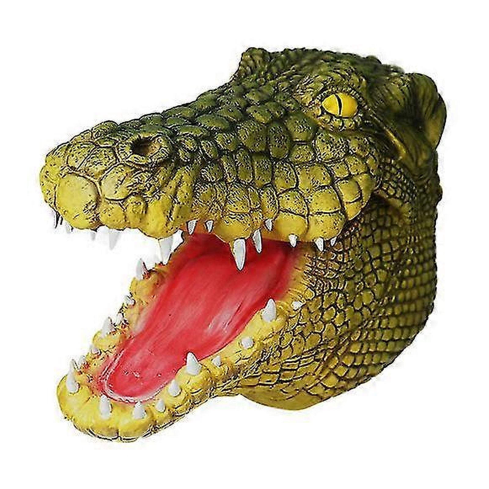 Latex Crocodile Alligator Mask Predatory Aquatic Reptile Mask Halloween ...