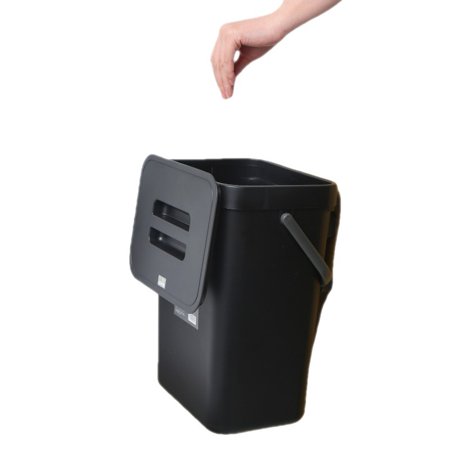 Push-top Trash Can Chef Hanging Automatic Returns Lid Fruit Vegetable ...
