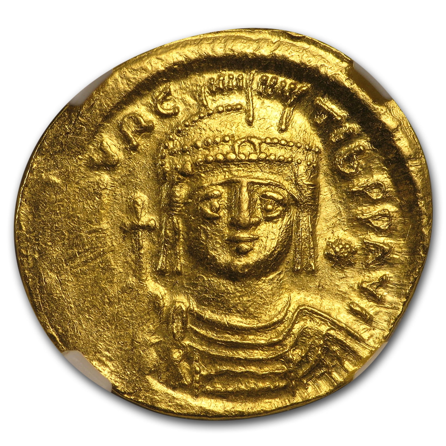 Byzantine Gold Solidus Maurice Tiberius (582-602 AD) MS NGC - Walmart.com
