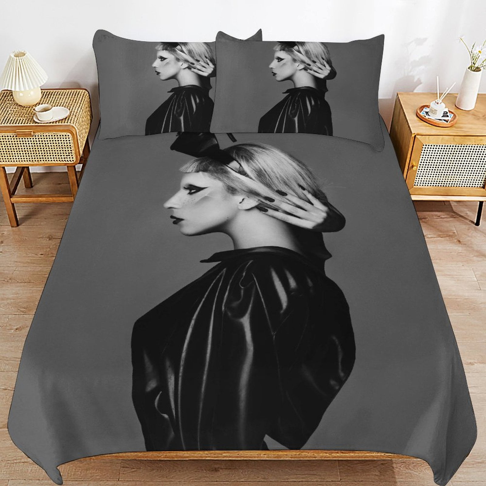 lady gaga Lightweight Comfort Soft Touch Zipper Closure Premium Weave ...