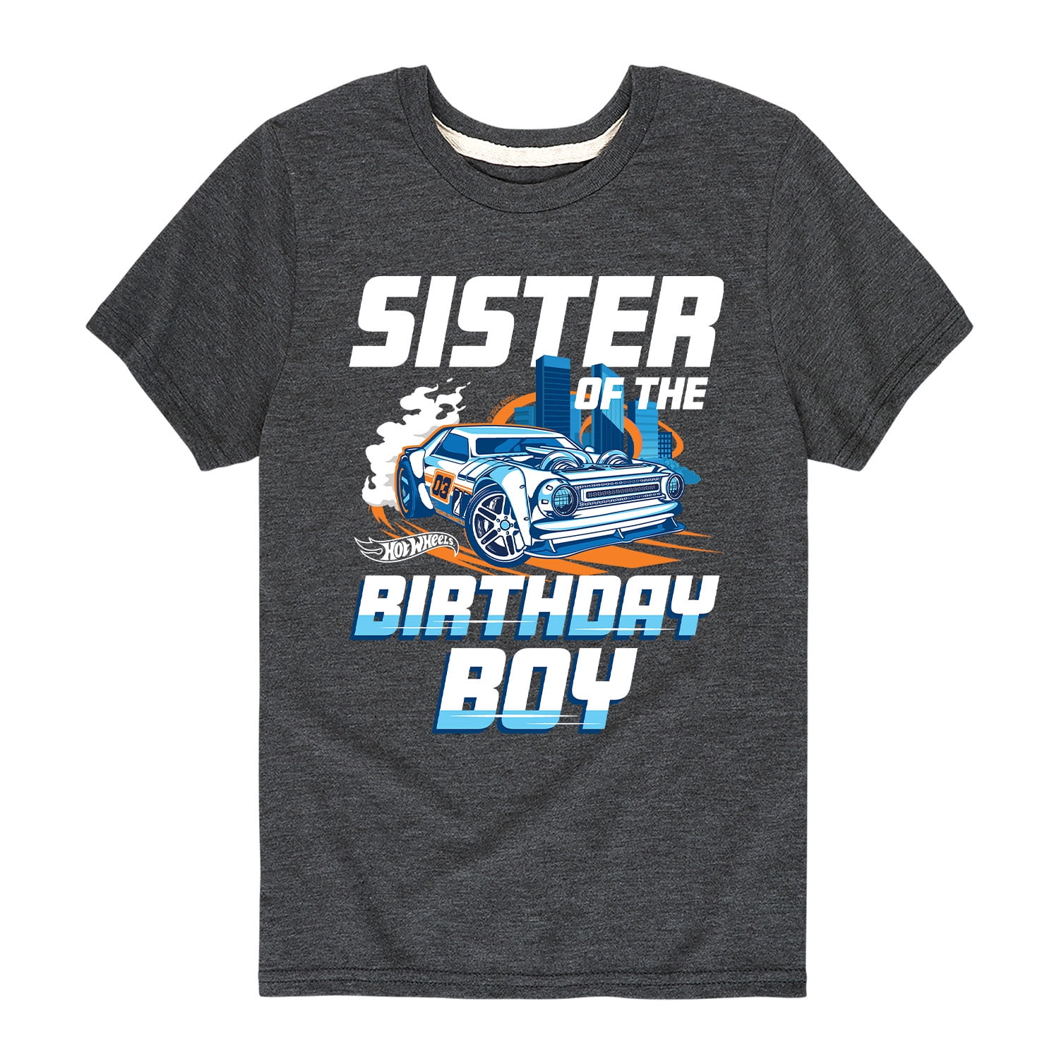 Hot Wheels - Sister Of Birthday Boy - Toddler And Youth Short Sleeve Graphic T-Shirt - Walmart.com