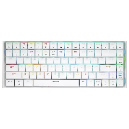 Magic-Refiner MK27 84 Keys Three-mode Mechanical Keyboard RGB Keyboard ...