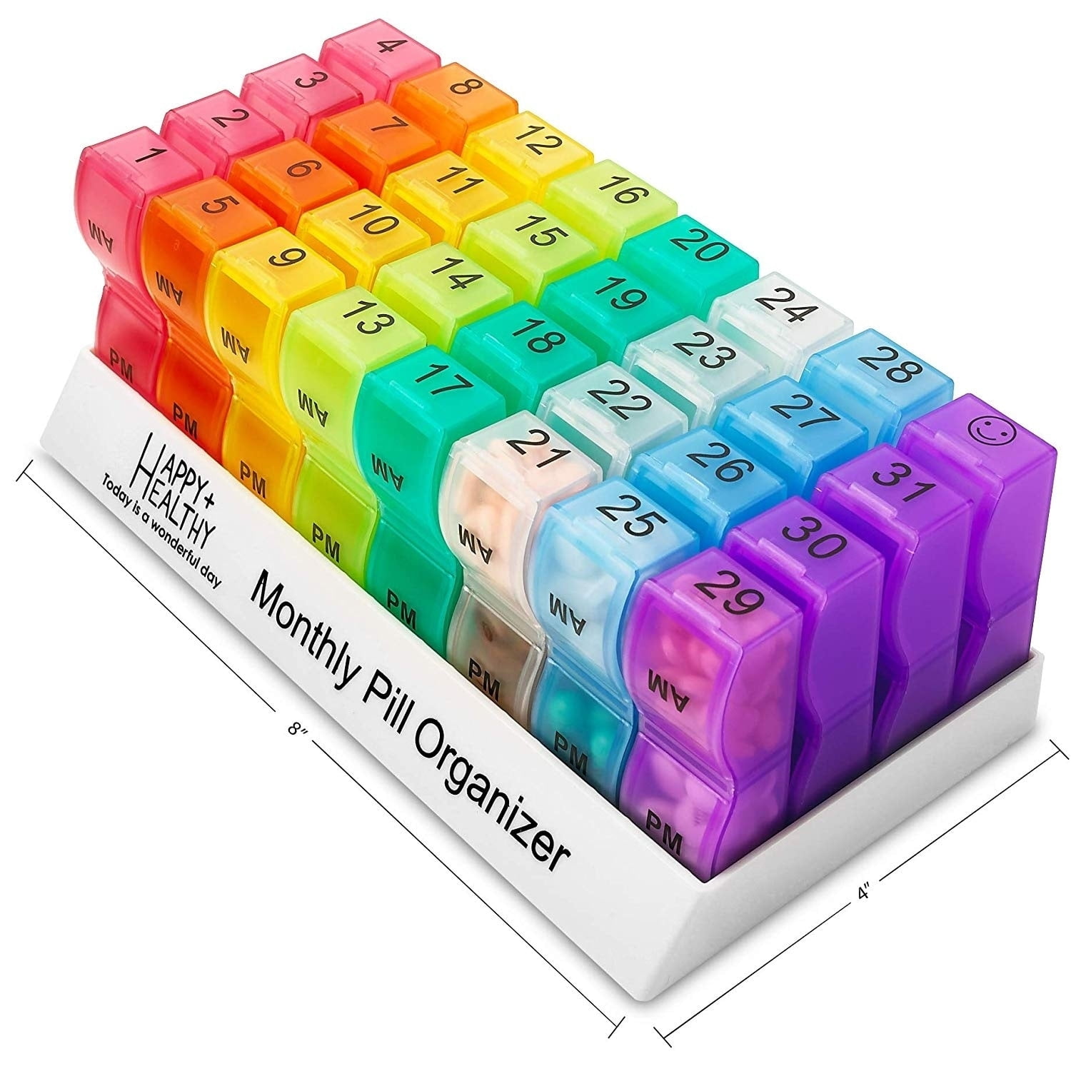 Click here for Monthly Pill Organizer - Am/Pm Daily Pill Organize... prices