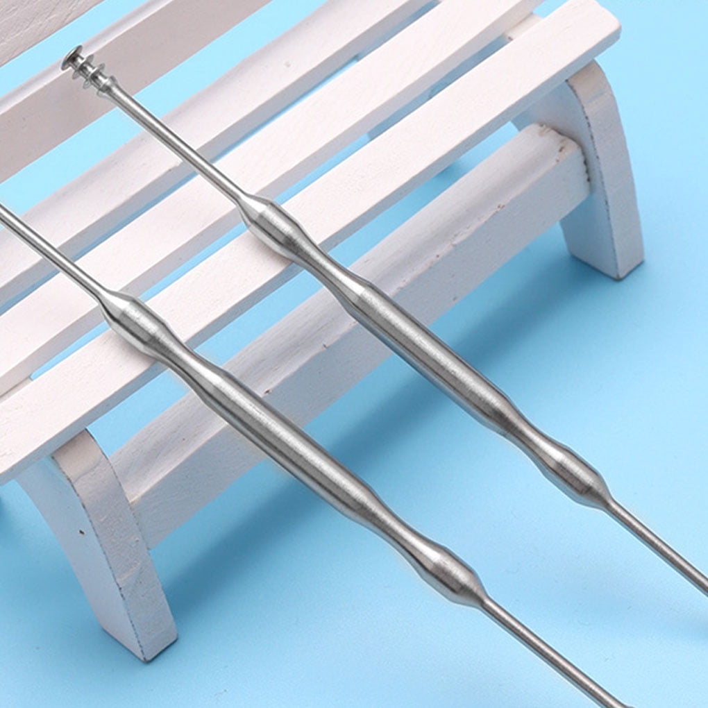 Safe Ear Cleaner Earpick Stainless Steel Ear Wax Remover Cleaning ...