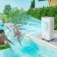 Zimtown Portable 2600CFM Evaporative Air Cooler, Indoor/Outdoor Swamp ...