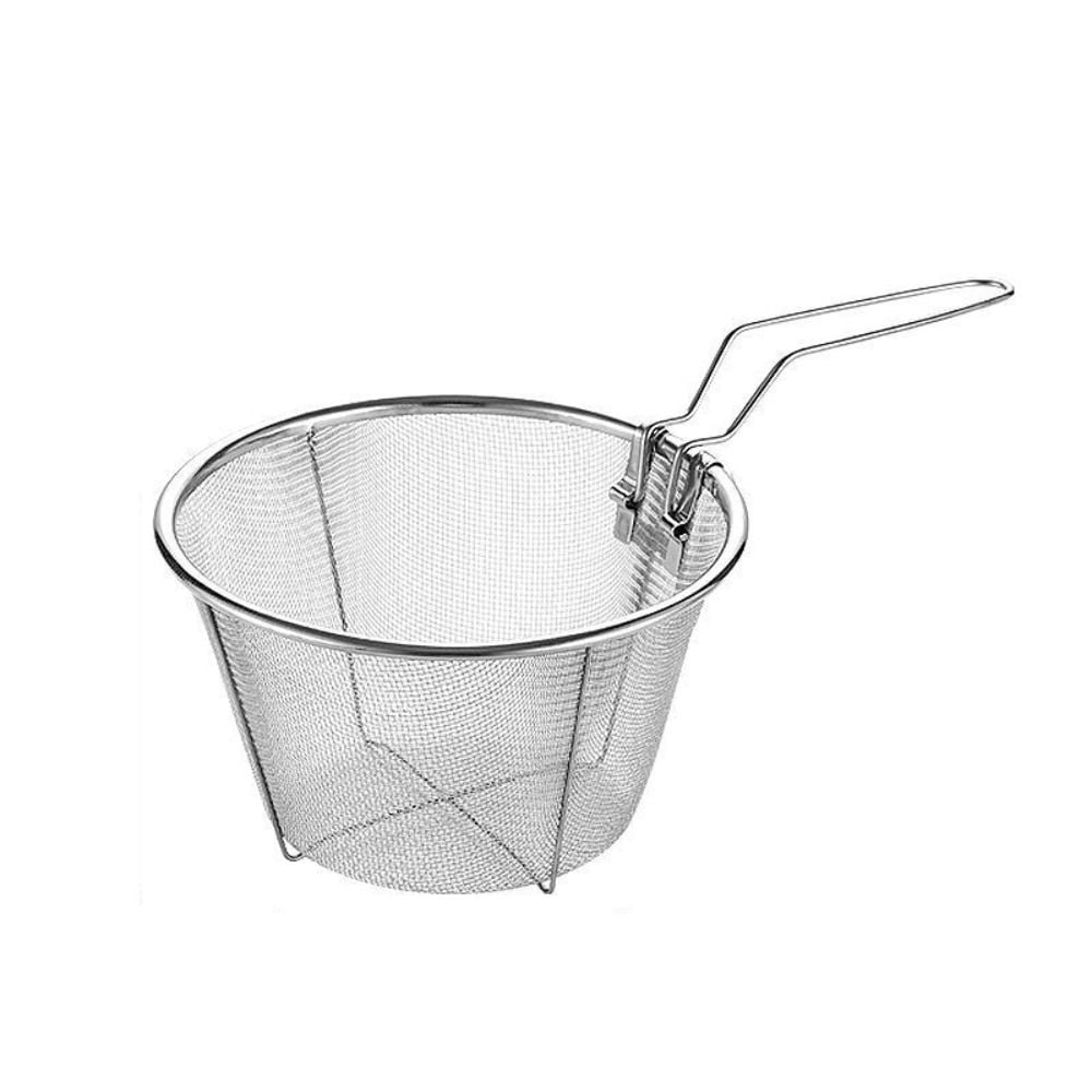 Home French Fries Kitchen with Handle Mesh Net Foldable Cooking Tools ...