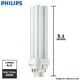 Philips 13w PL-C 13W/30/4P/ALTO Cluster Double Tube 4-Pin Plug-in Fluorescent Light Bulb ...