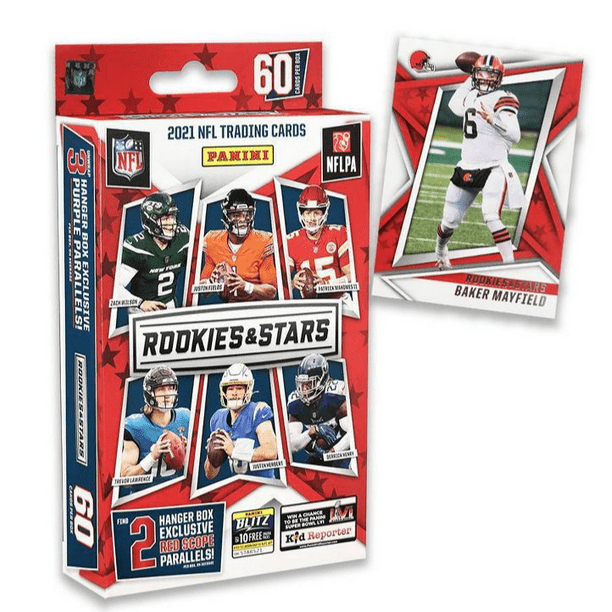 2021 Panini NFL Rookies and Stars Football Trading Card Hanger Box ...