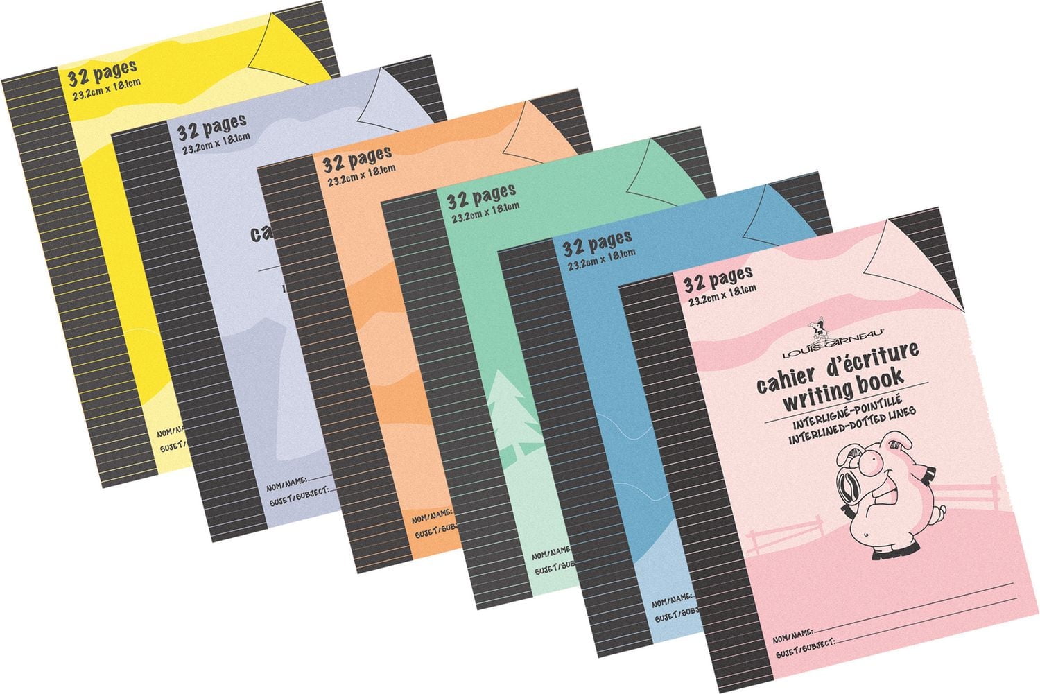 Louis Garneau Small Exercise Books, interlined-dotted - Walmart.ca