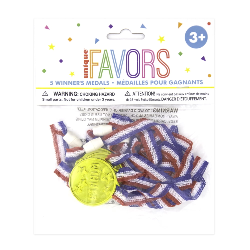Winner Gold Medal Party Favors, 5ct - Walmart.com - Walmart.com
