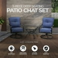 Four Seasons Courtyard Beaumont Outdoor Furniture Patio Living 3 Piece ...