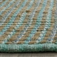 SAFAVIEH Cape Cod Ivana Braided Striped Area Rug, 2'3" x 8', Green ...