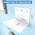 FENTEC Floating Book Shelves for Wall, Wall Mounted Invisible Floating ...