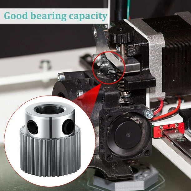 10Pcs Extruder Wheel Gear 3D Printer Parts 36 Teeth Gear Stainless ...