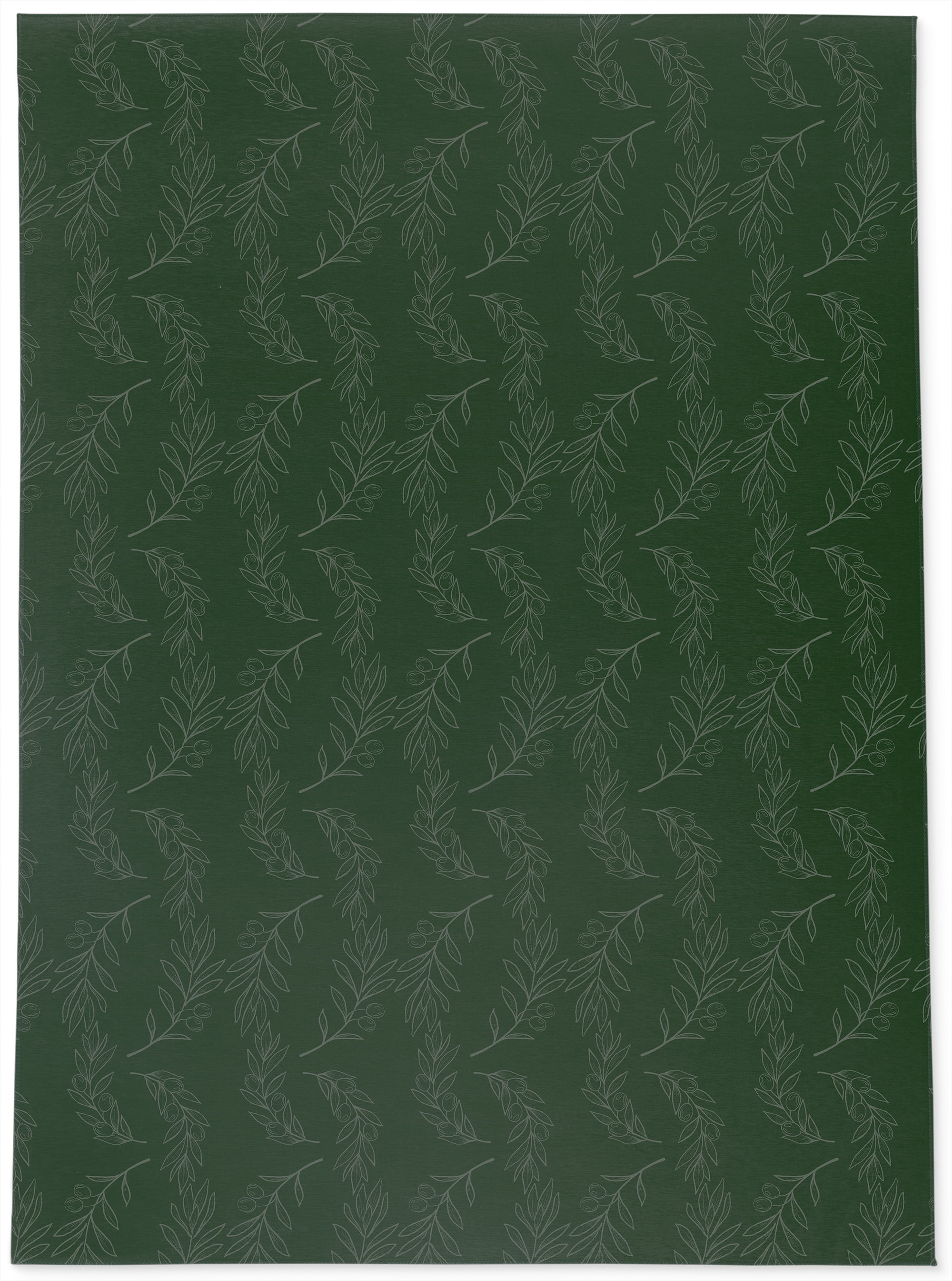 HELLENISM OLIVE BRANCH EVERGREEN Area Rug By Kavka Designs - Walmart.com