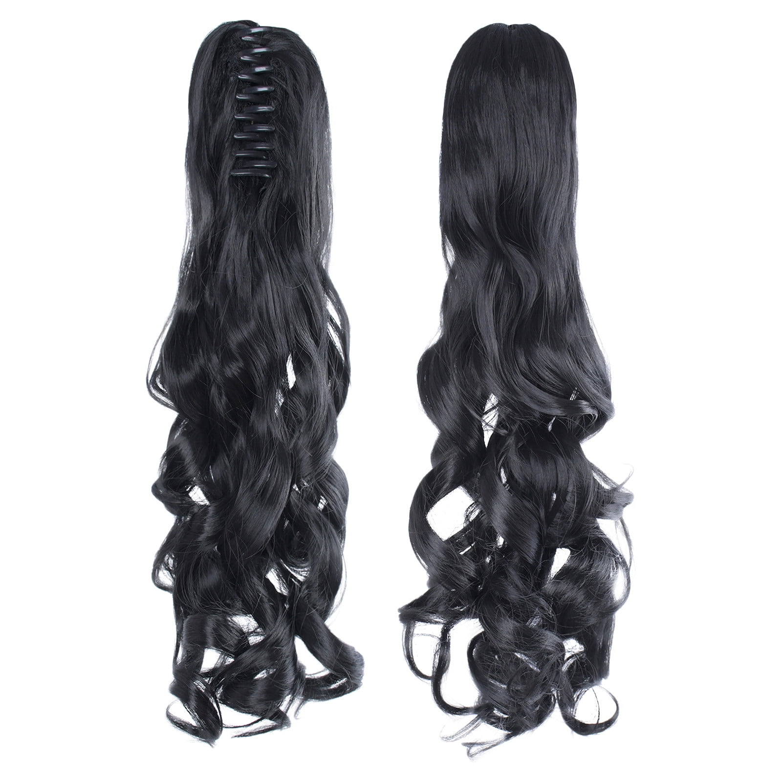 Fridja Curly Claw Clip Ponytail Wig Clip Ponytail Extension - Walmart.com
