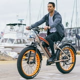 Addmotor Citypro 26inch Electric Bike for Adult, 125 Miles, 500W Commuter City Cruiser Electric ...