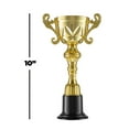 Prextex 10" Tall Gold Cup Award Trophy for Appreciation, ABS Plastic ...