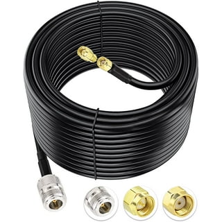 3 ft N Male to N Male Cable (50 Ohm), MOOKEERF Pure Copper Low-Loss Coaxial Extension Cables for ...