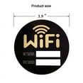 5Pcs WiFi Sign under $5! Yannianjz Acrylic WiFi Password Sign,Home ...