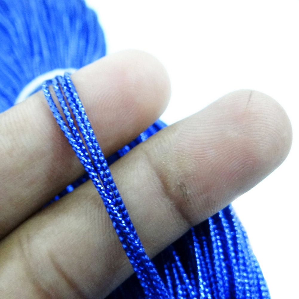 Decorative Royal Blue Thread Crafting Metallic Embroidery India 100 ...