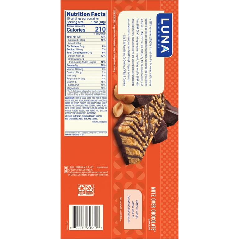 Calories Luna Bar