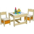 Free Shipping! Arlopu Wooden Kids Table and 2 Chairs Set, 3-Piece ...