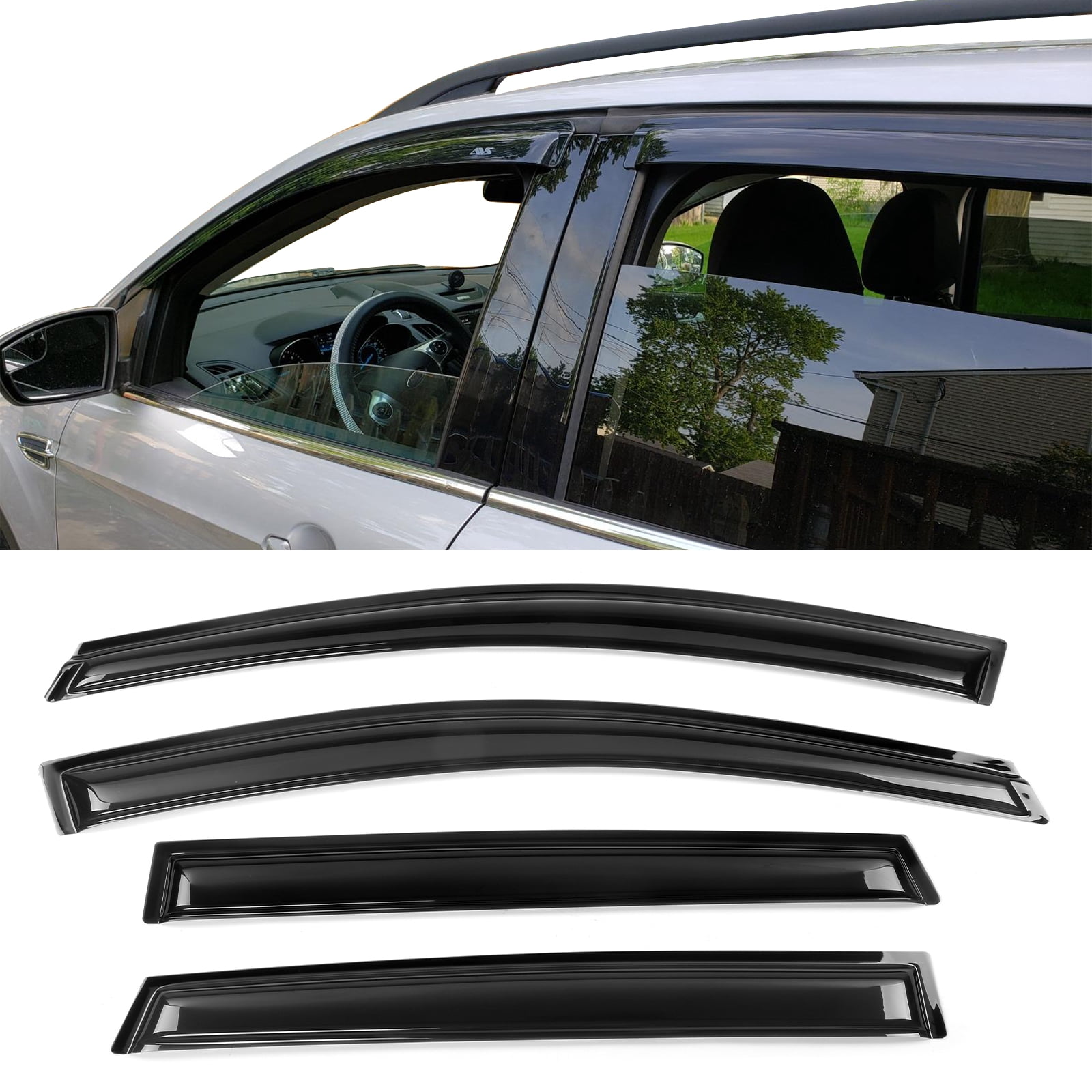 Ikon Motorsports Compatible with 13-19 Ford Escape Acrylic Window ...