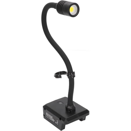Flexible Gooseneck Work Light, Cordless LED Lamp 2 USB Ports Industrial ...