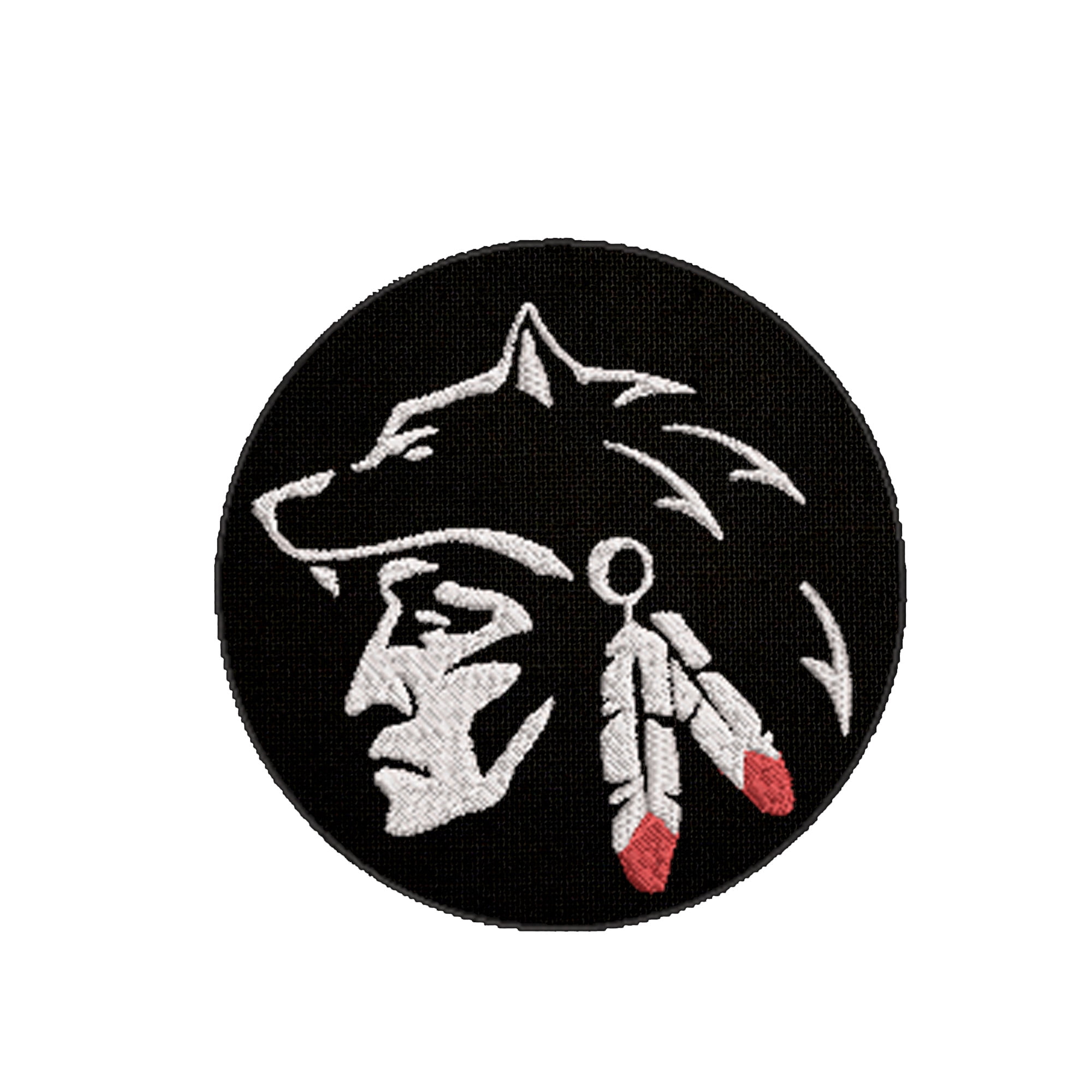 Comanche Dog Soldier Embroidered Patch Iron-On Applique, Cosplay Vest ...