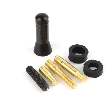 3.5cm Mini Car Aerial Antenna, Short Universal Car Antenna Carbon Fiber ...