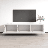 Nova 3K TV Stand for TVs up to 85", Mid-Century Modern Matte 73 ...