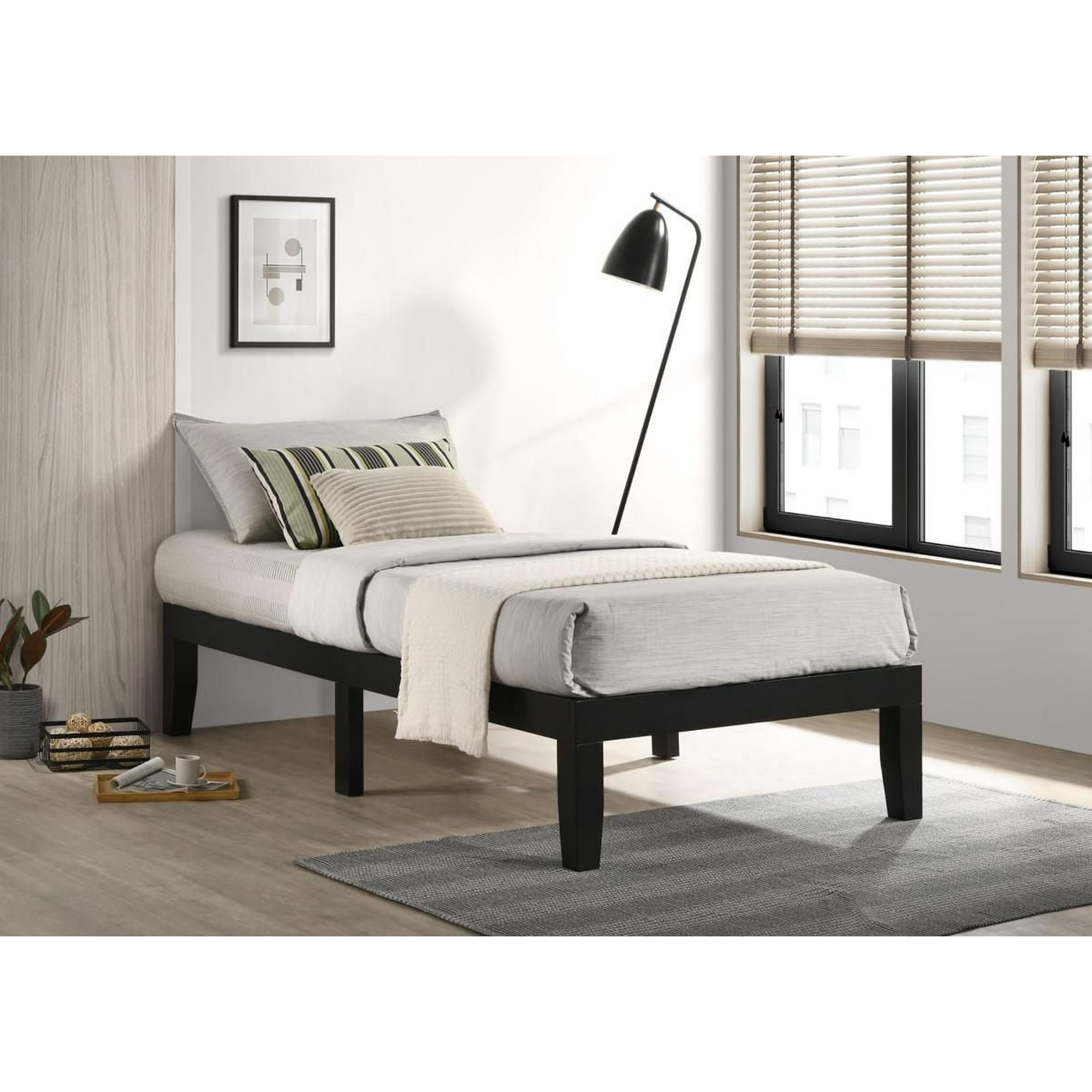 Click here for Brassex Jackson Twin Platform Bed Frame  Black prices