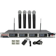 Technical Pro WM240 Dual Signal VHF Wireless Microphone System With (2 ...