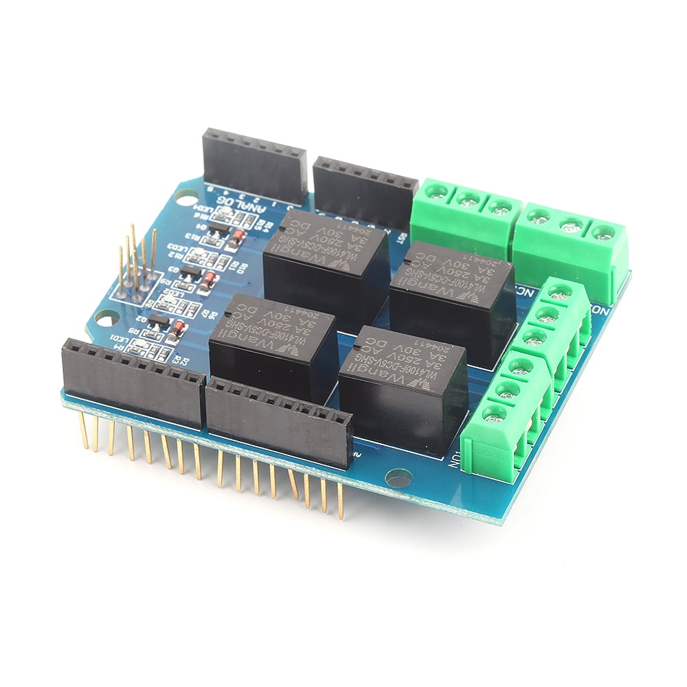 1pcs 4 Channel 5V Relay Shield Module, Four Channel Relay Control ...