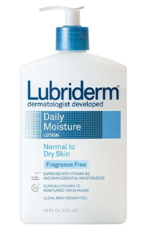 Lubriderm Daily Moisture Lotion for Normal to Dry Skin, Fragrance Free ...