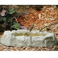 Birds Choice Heavy Outdoor Rocky Mountain Resin Bird Bath with Dripper ...