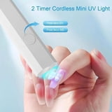 Glonailstickers Finger Nails UV Light, Glo Nail Stickers Kit with UV ...