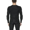 Padded Compression Shirt Long Sleeve Protective Top Rib Chest Protector ...