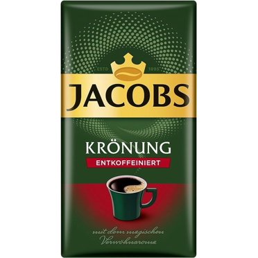 Jacobs Kronung Decaf Ground Coffee 17.6oz/500gr - Walmart.com