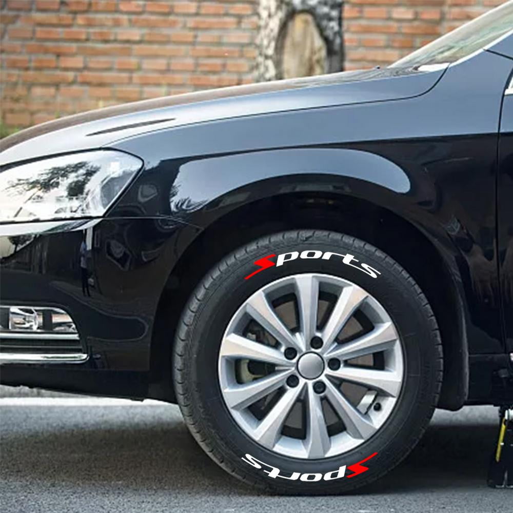 Buy Hemousy 3D Car Tire Sticker Sports Car Wheel Stickers for Tires Car ...